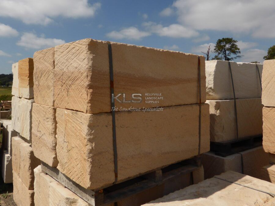 Sandstone Retaining Wall and Logs Blocks Sydney | KLS Sandstone